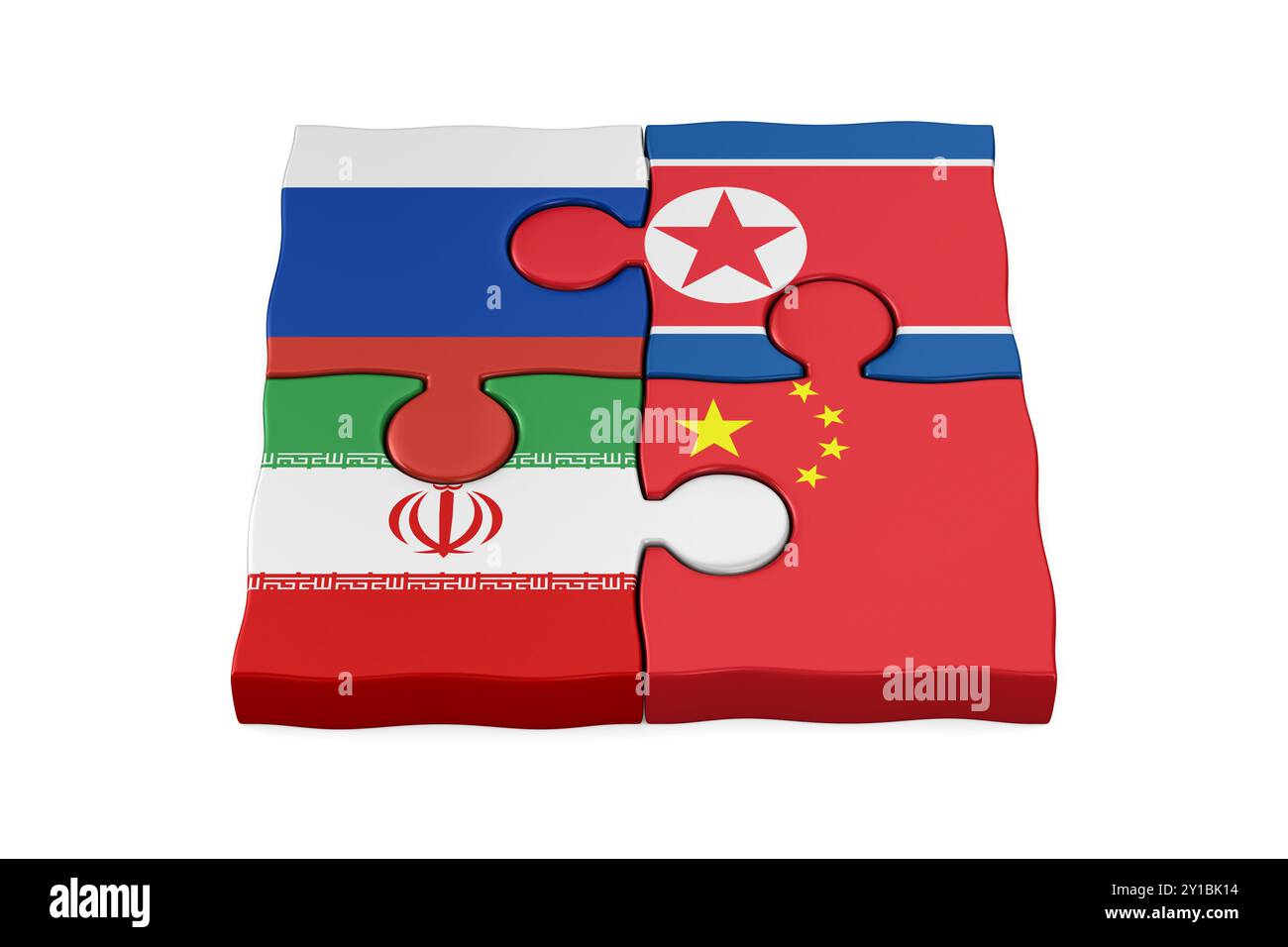 Iran north korea flag Cut Out Stock Images & Pictures - Alamy
