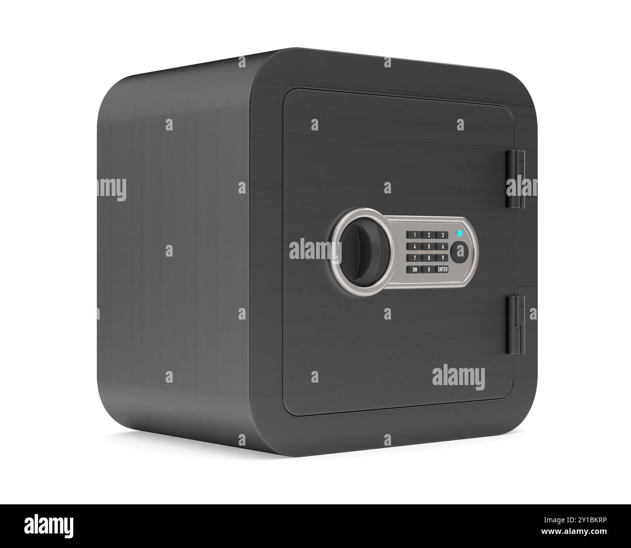 Closed safe on white background. Isolated 3d illustration Stock Photo ...