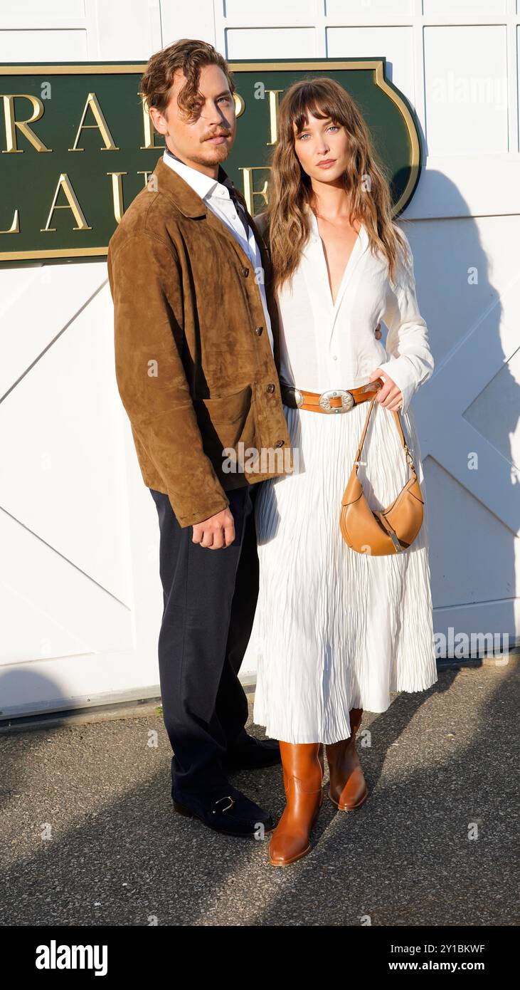 New York, USA. 05th Sep, 2024. Guests at the Ralph Lauren fashion show ...
