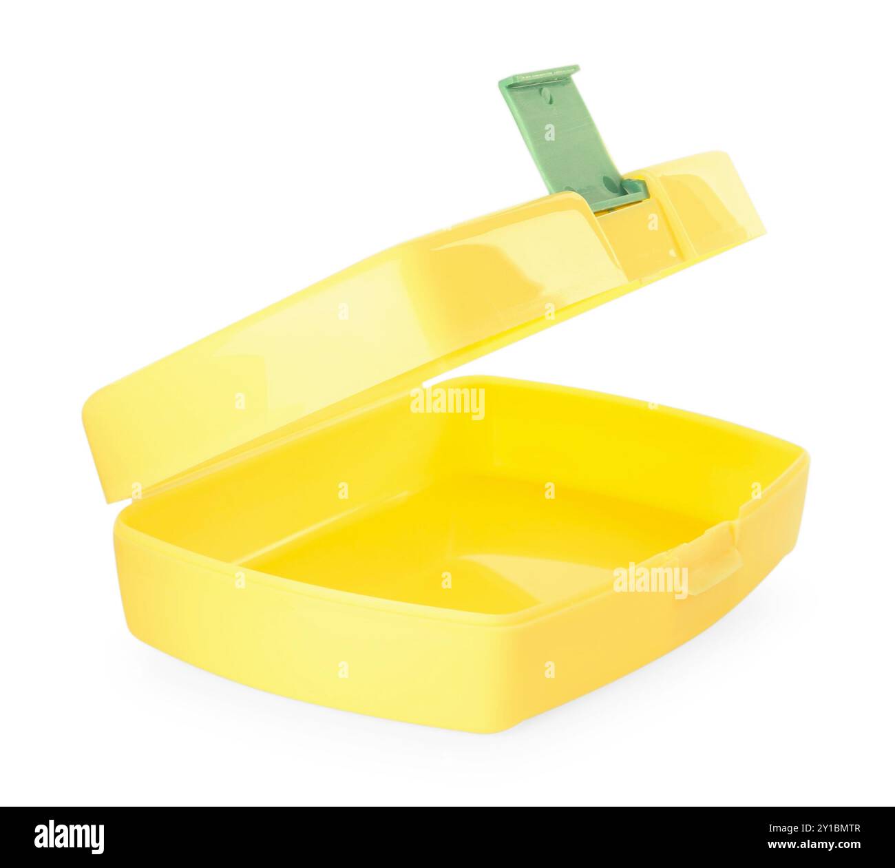 Empty plastic lunch box isolated on white Stock Photo - Alamy