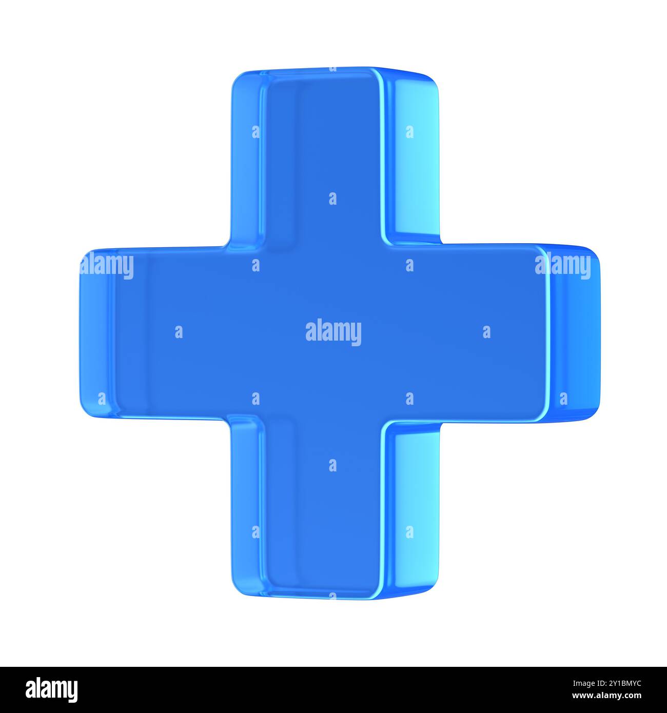 Sign plus on white background. isolated 3D illustration Stock Photo - Alamy