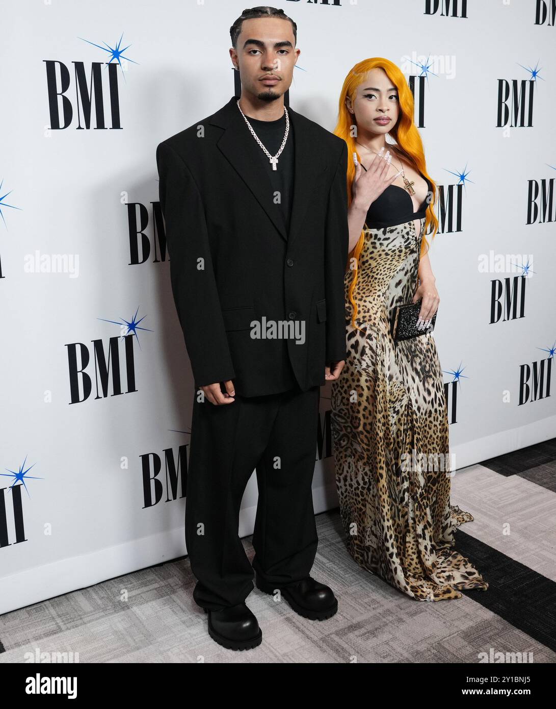 Los Angeles, USA. 05th Sep, 2024. (L-R) RIOTUSA and Ice Spice at the ...