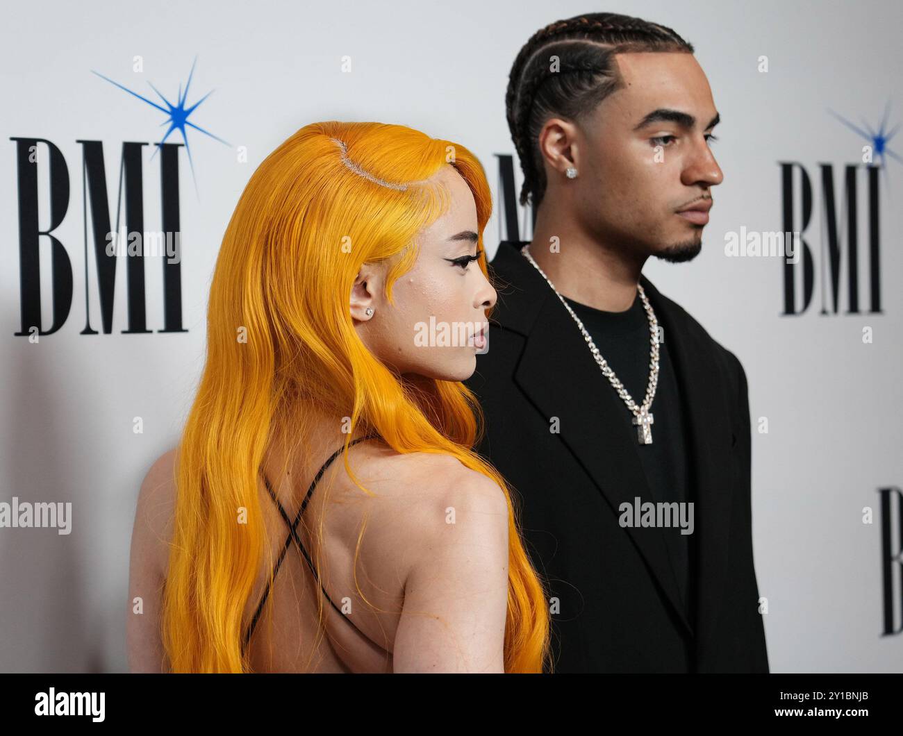 Los Angeles, USA. 05th Sep, 2024. (L-R) Ice Spice and RIOTUSA at the ...