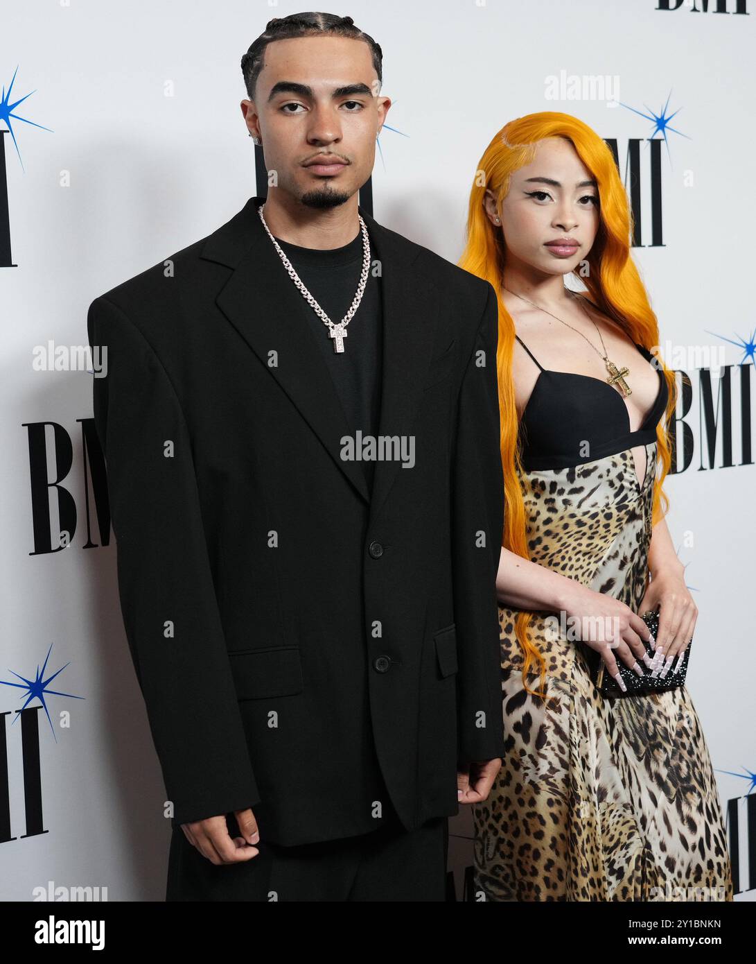 Los Angeles, USA. 05th Sep, 2024. (L-R) RIOTUSA and Ice Spice at the ...