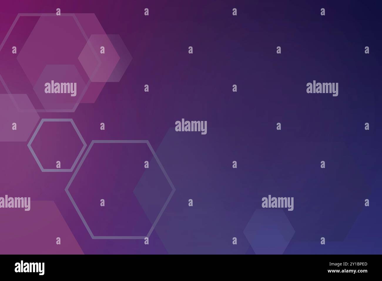 Geometric polygon shapes on gradient purple background. Modern ...