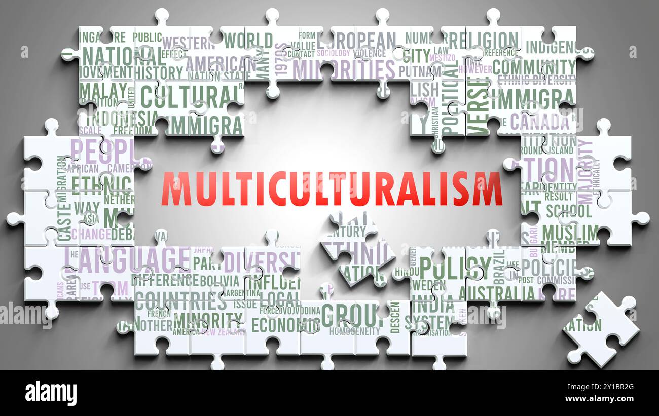 Multiculturalism being a complex subject hi-res stock photography and ...