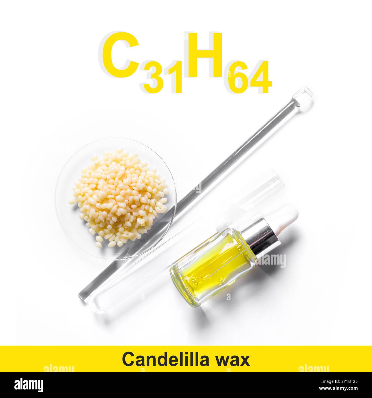 Candelilla wax with molecular formula C31H64. Chemical ingredient for ...