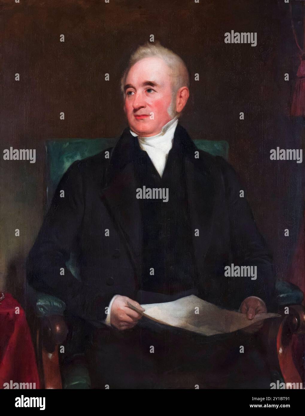 George Stephenson (1781-1848), English engineer and inventor of the ...