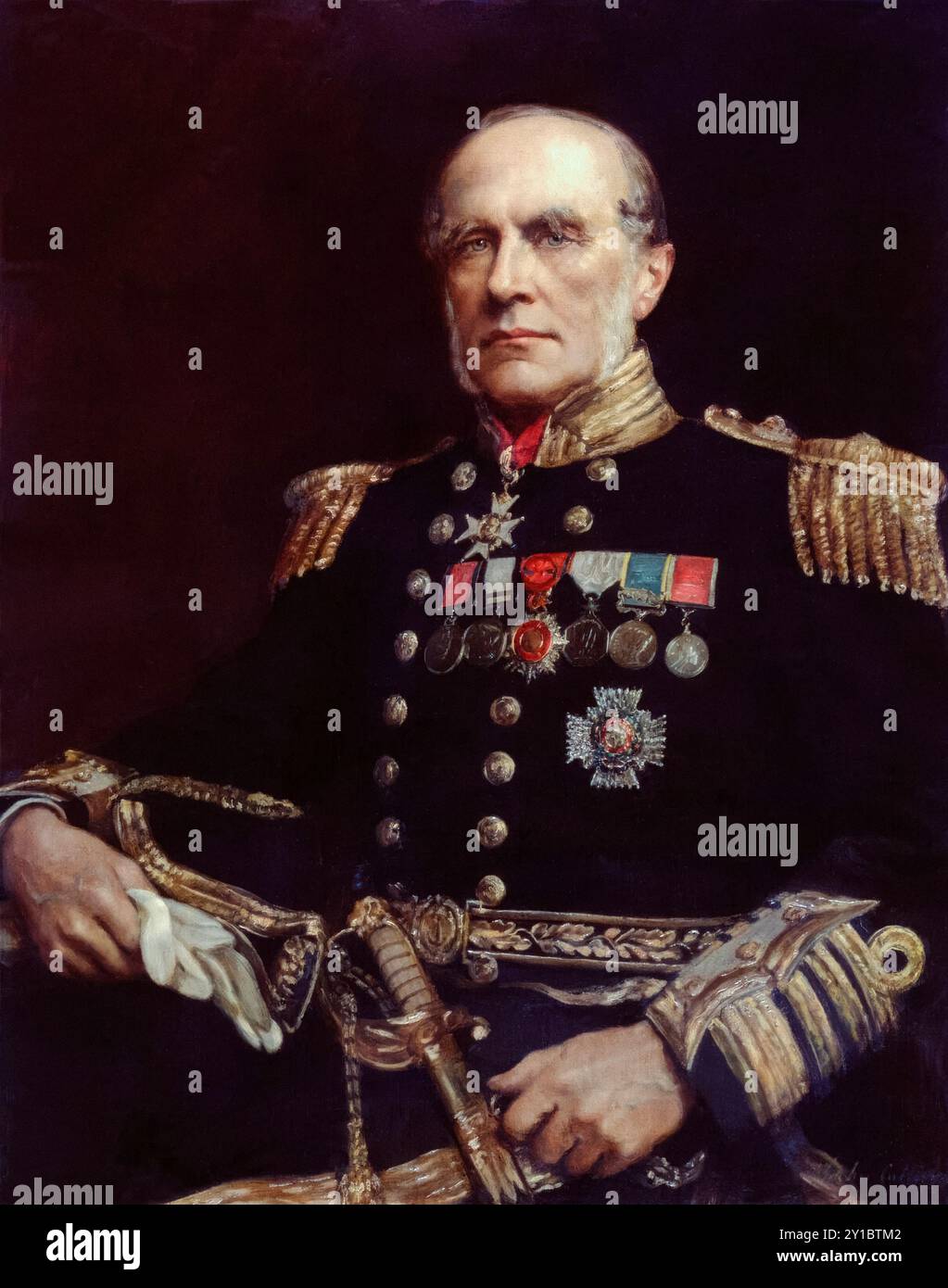 Sir Edward Augustus Inglefield (1820-1894), Royal Navy officer ...