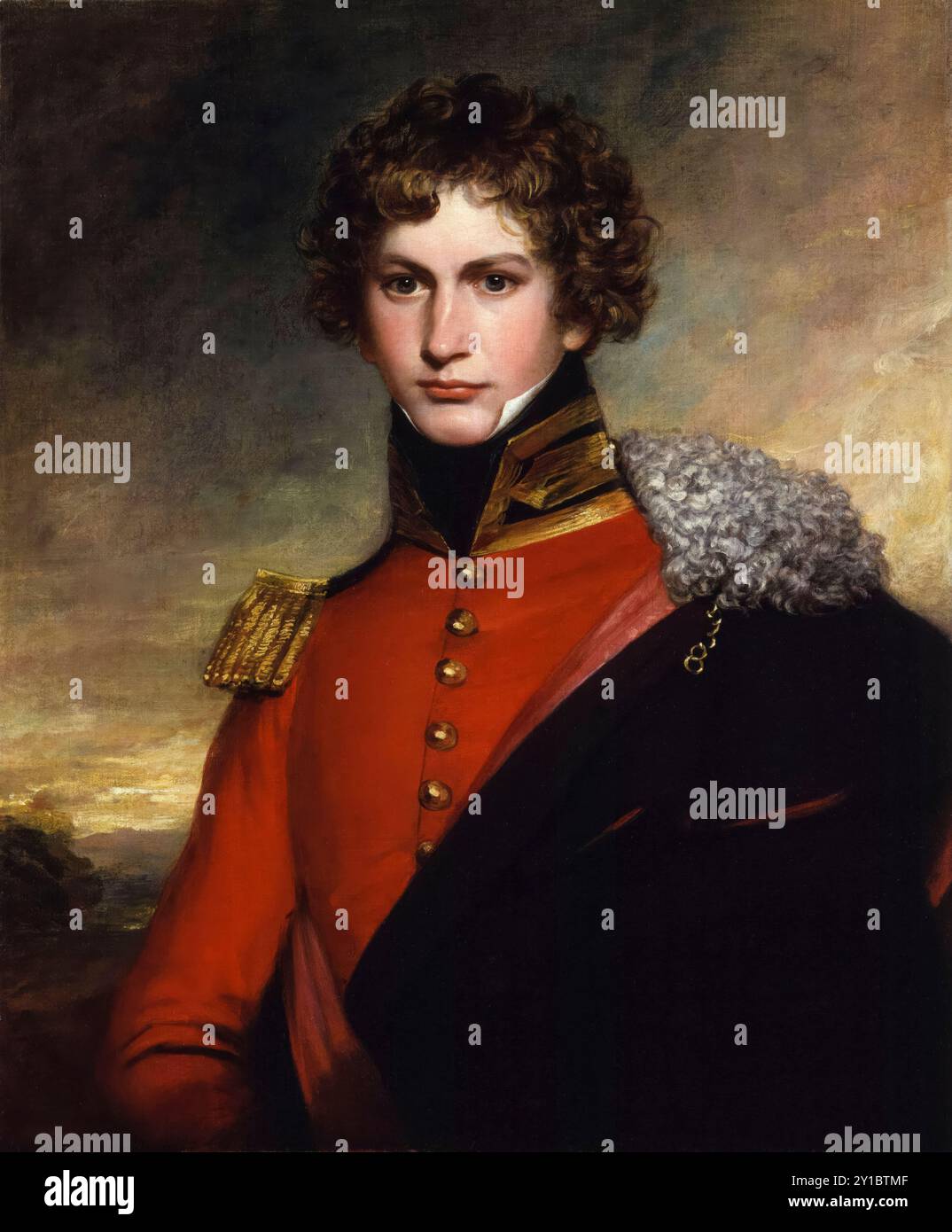 William Cornwallis Harris (1807-1848), English military engineer, artist, and hunter, portrait ...