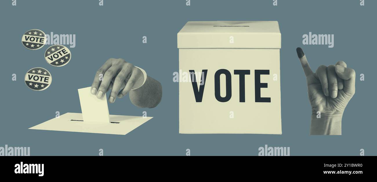 Ink finger voting Stock Vector Images - Alamy