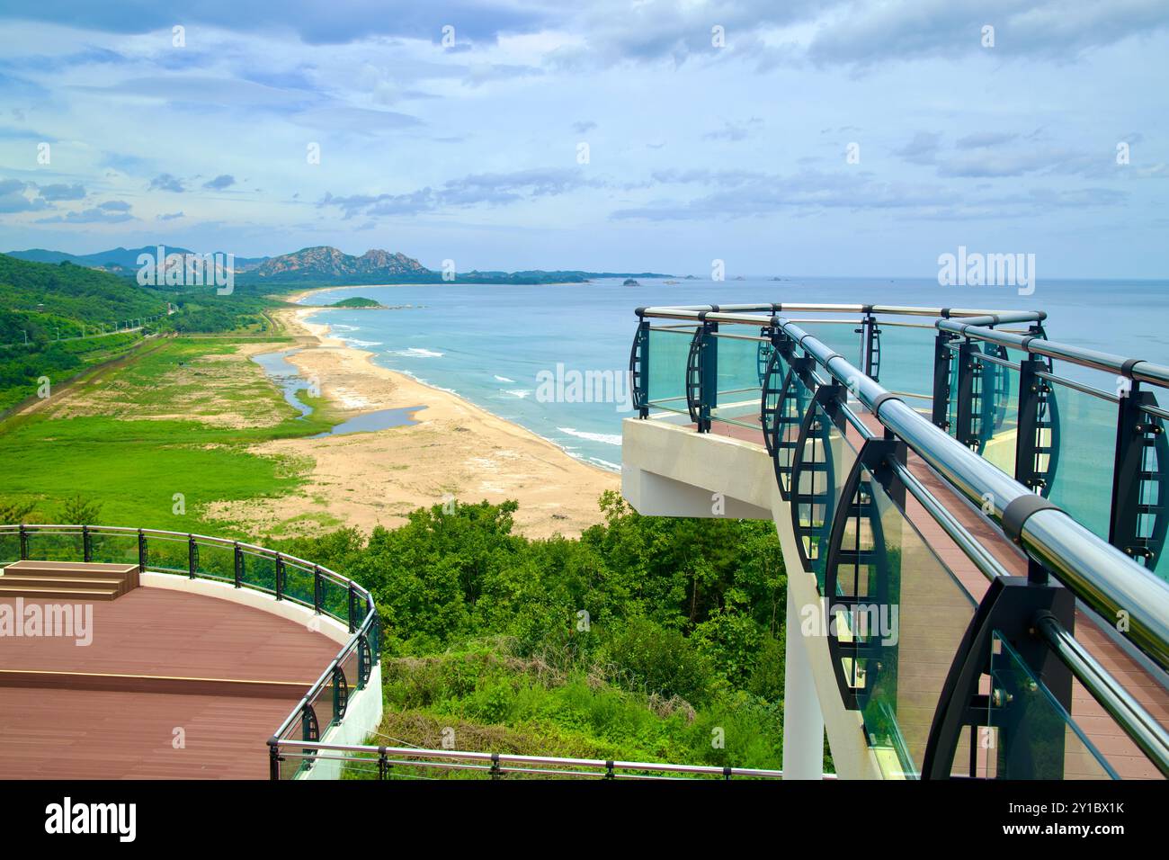 Goseong County, South Korea - July 28th, 2024: A stunning view from the ...