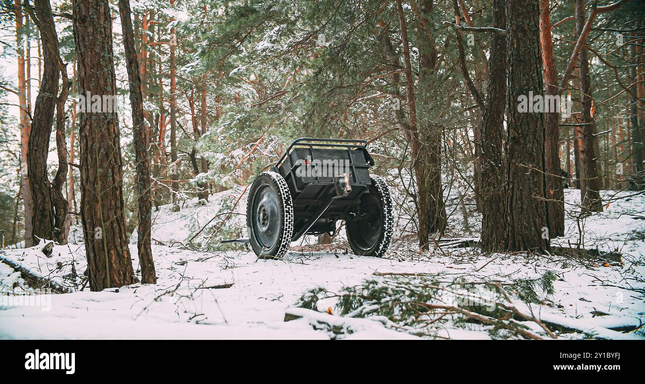 Abandoned German Infantry Cart Or Handcart Infanteriekarren If8 Of ...