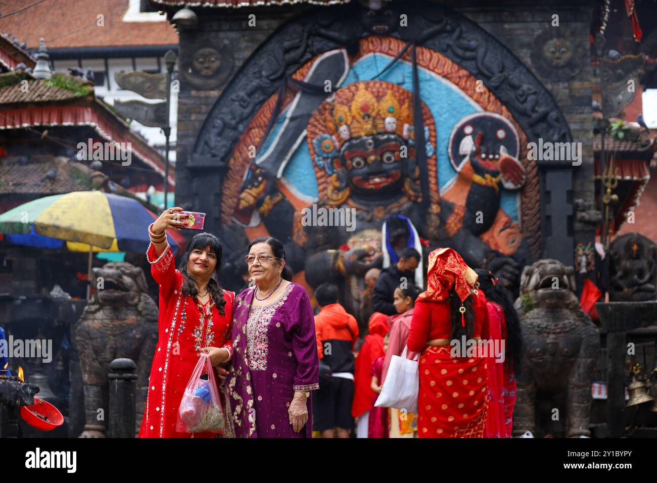 Lord bhairav statue hi-res stock photography and images - Alamy