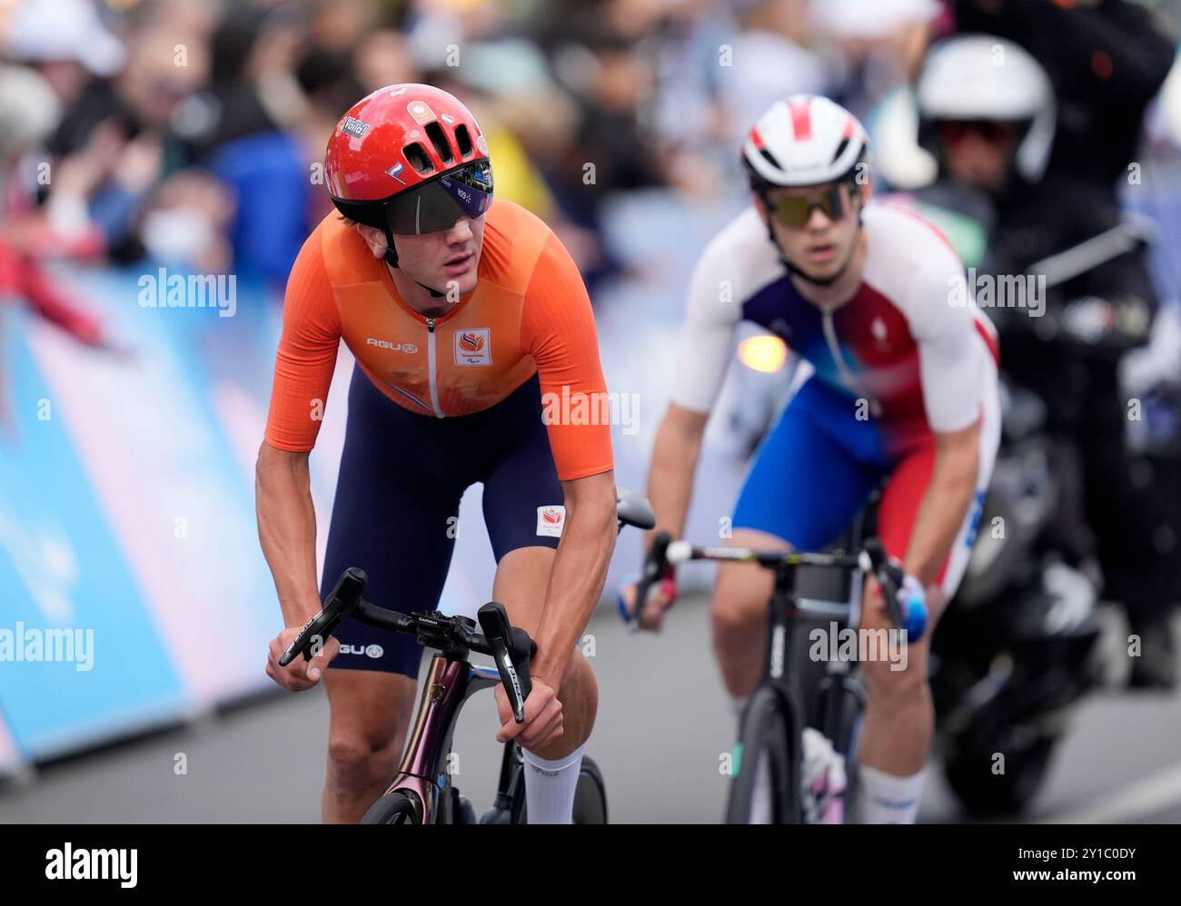 Netherland's Martin van de Pol during the Men's C4-5 Road Race, on day ...