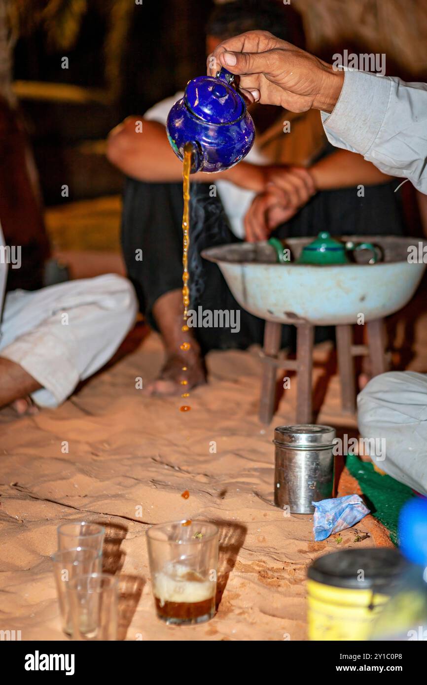 The Arabian tea ceremony Stock Photo - Alamy