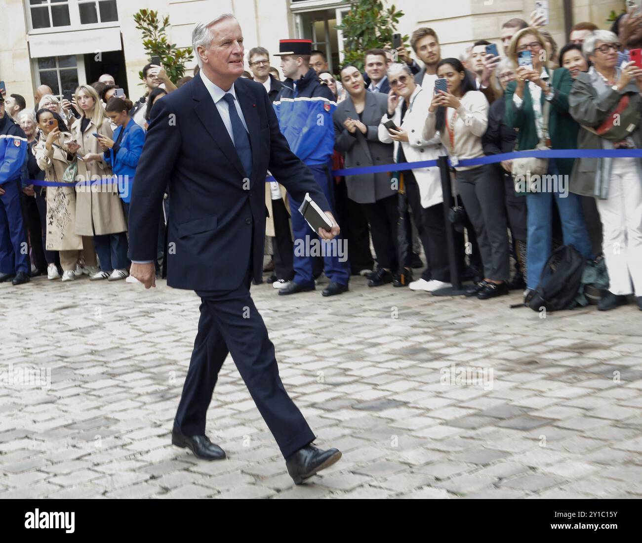 Paris, France. 05th Sep, 2024. New French Prime Minister Michel Barnier ...