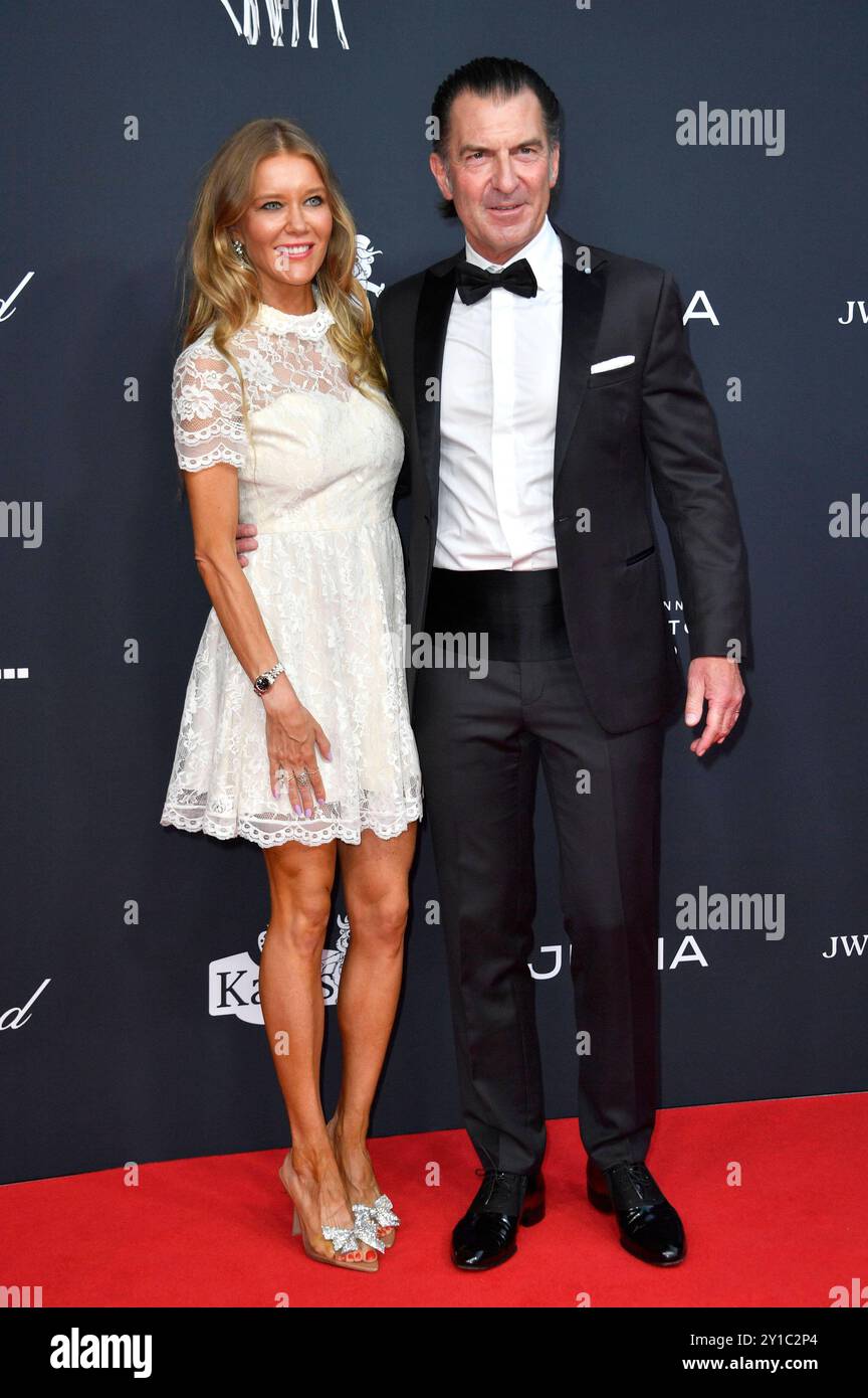 Laura Karasek und Philipp Welte beim Tribute to Bambi 2024 im JW ...