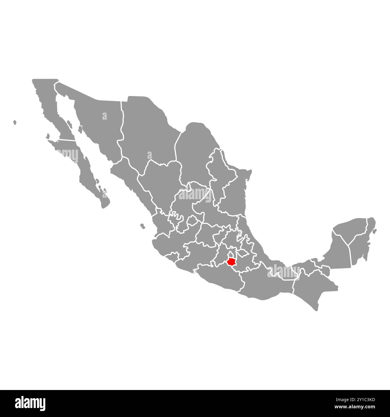 Cuernavaca mexico map Stock Vector Images - Alamy