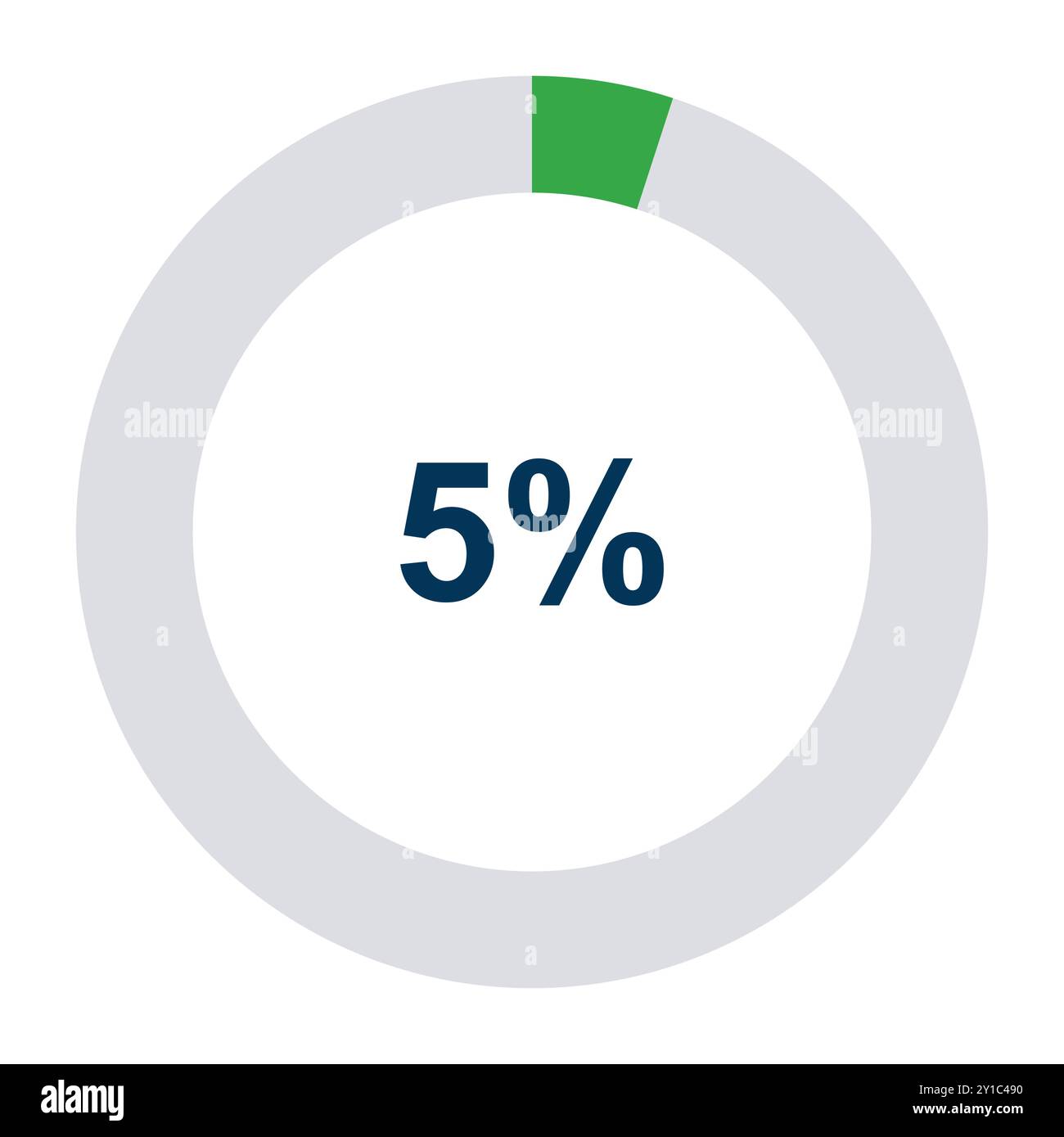 Information round diagram 5 percent icon, infographic graphic pie ...