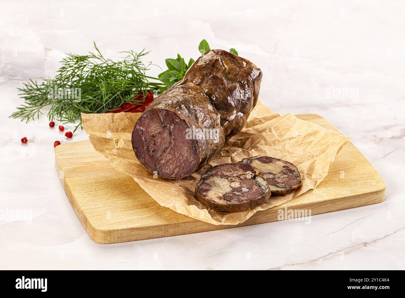 Kazy - traditional Kazakh horse meat sausage Stock Photo - Alamy