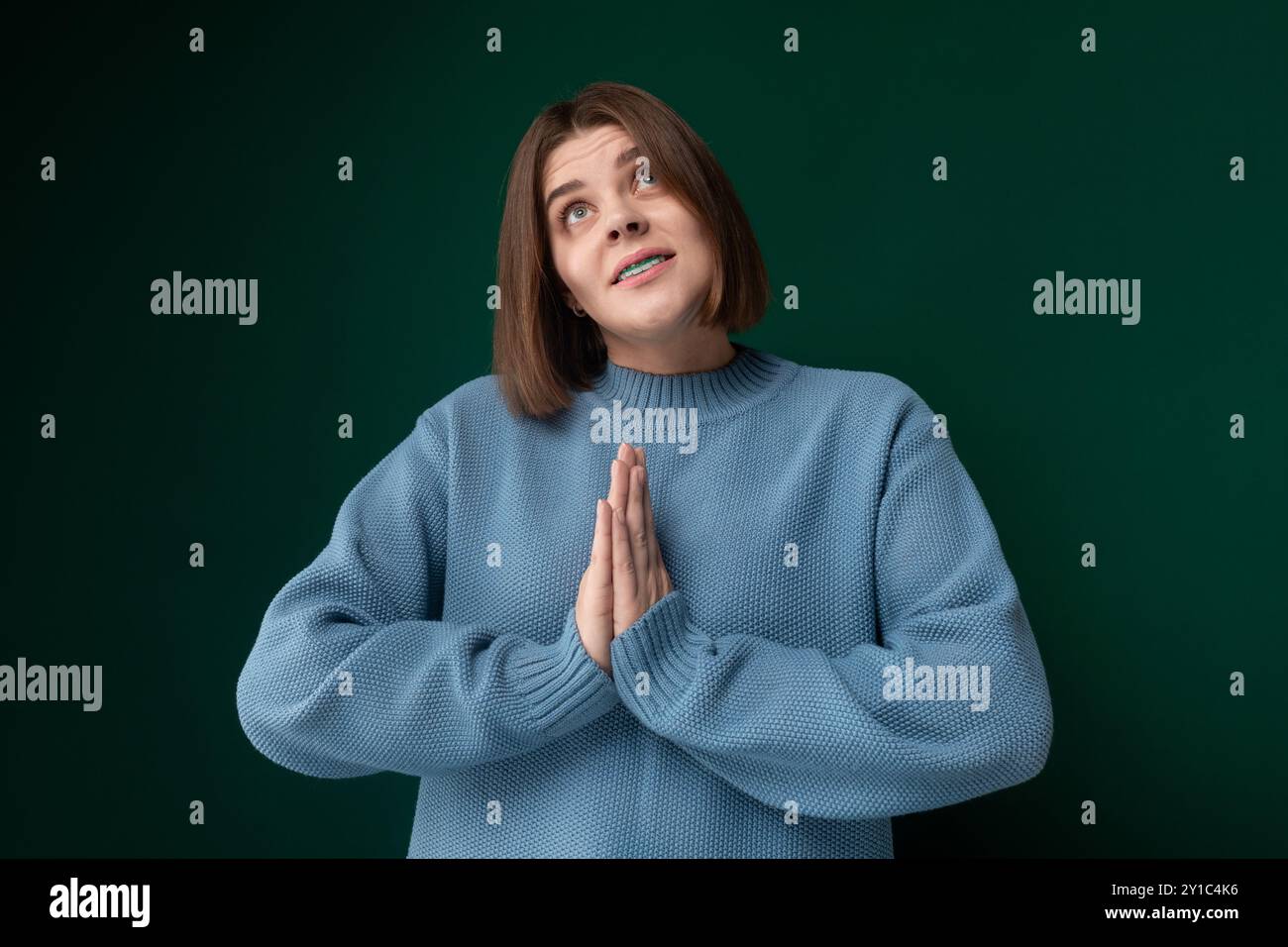 Woman beseeching hi-res stock photography and images - Alamy