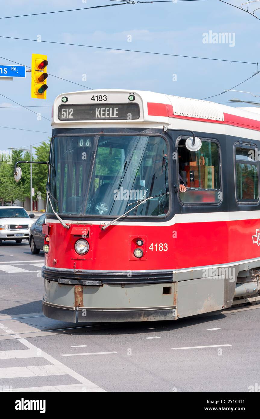 Vintage TTC streetcar or tram, Toronto, Canada Stock Photo - Alamy