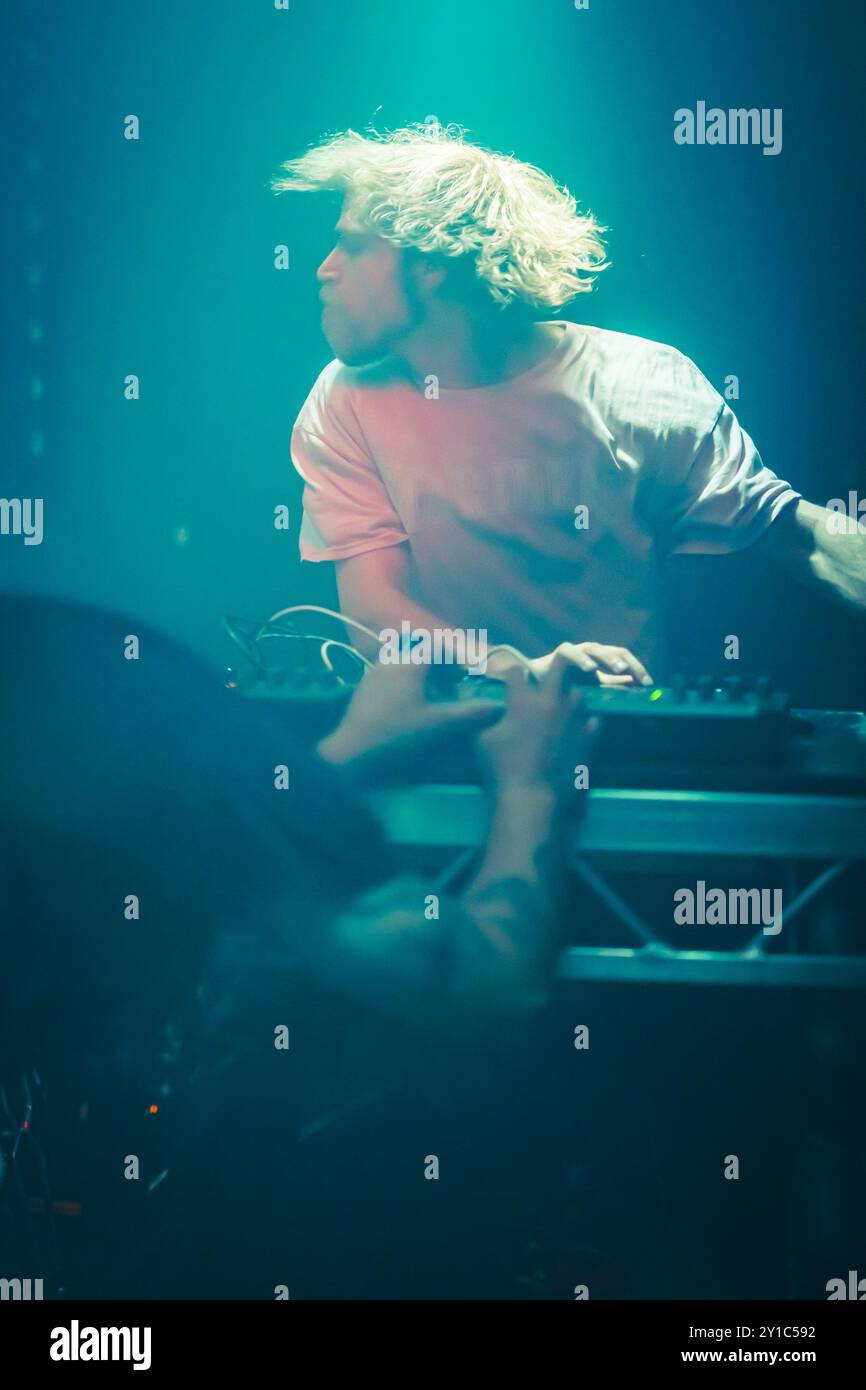 Edinburgh, Scotland. Thu 5 September 2024. NYC electronic punk band Lip ...