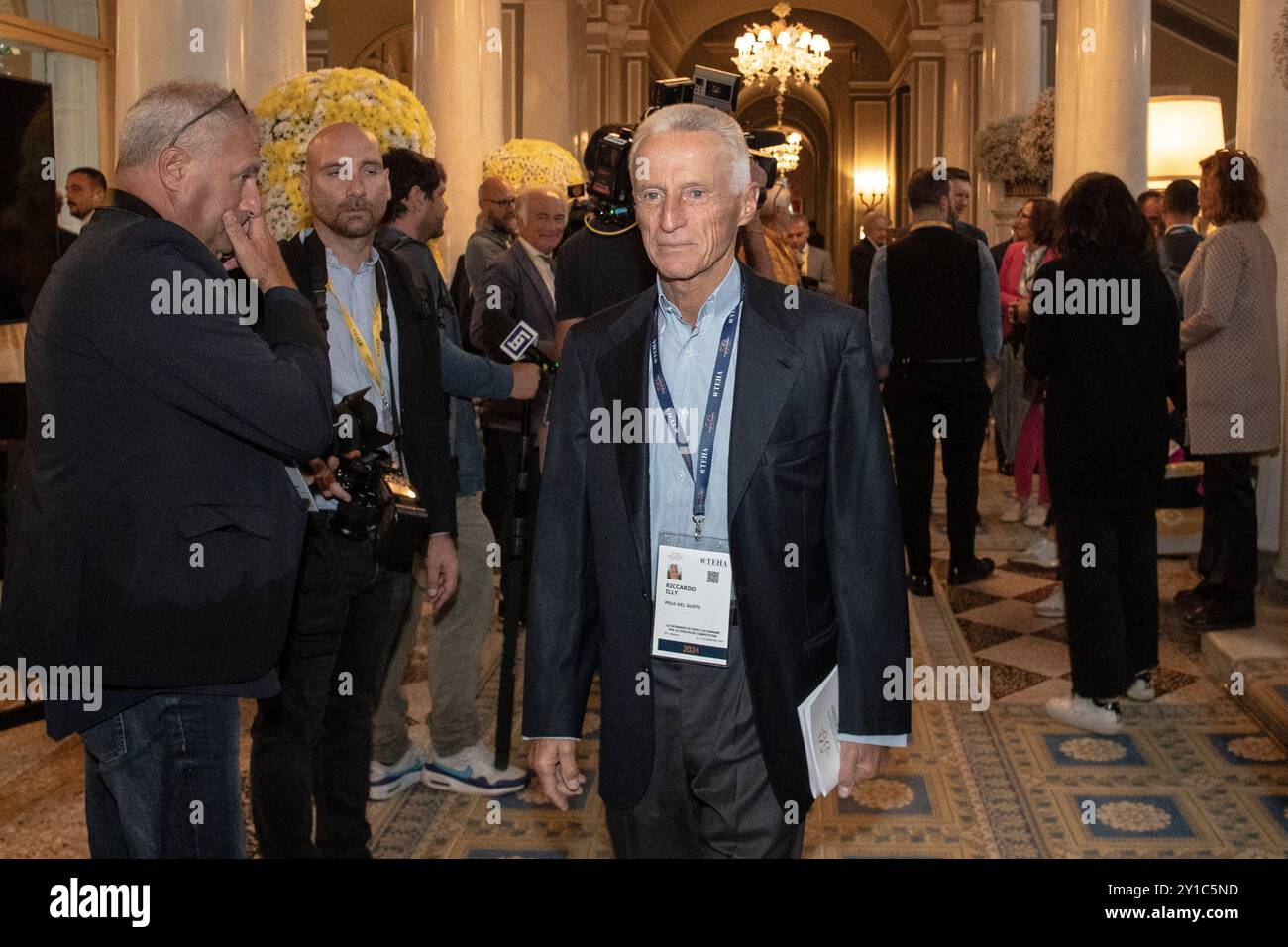 Como, Italia. 06th Sep, 2024. Nella foto Riccardo Illy Presidente del ...