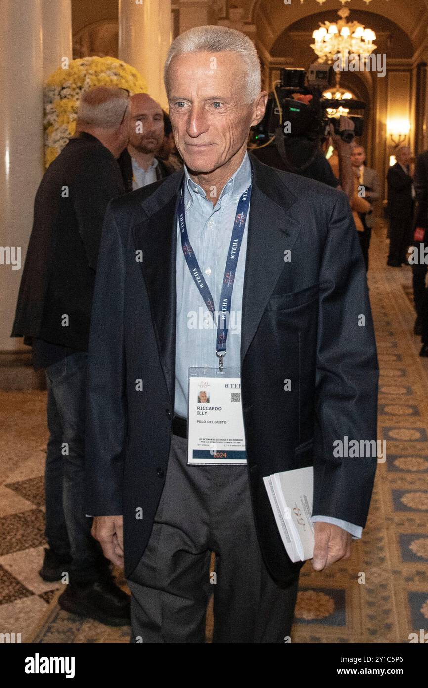 Como, Italia. 06th Sep, 2024. Nella foto Riccardo Illy Presidente del ...