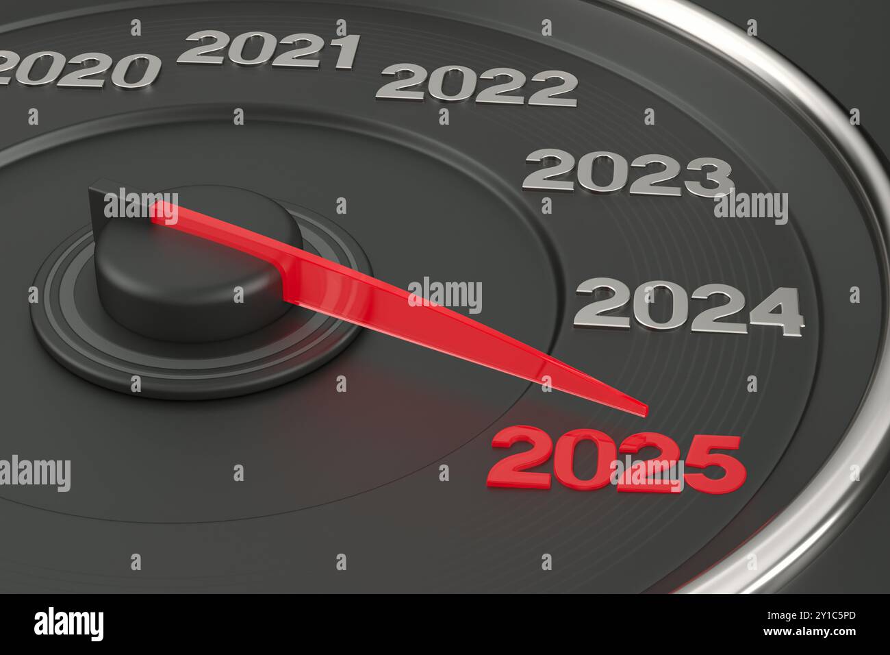 3d render 2025 date hi-res stock photography and images - Alamy