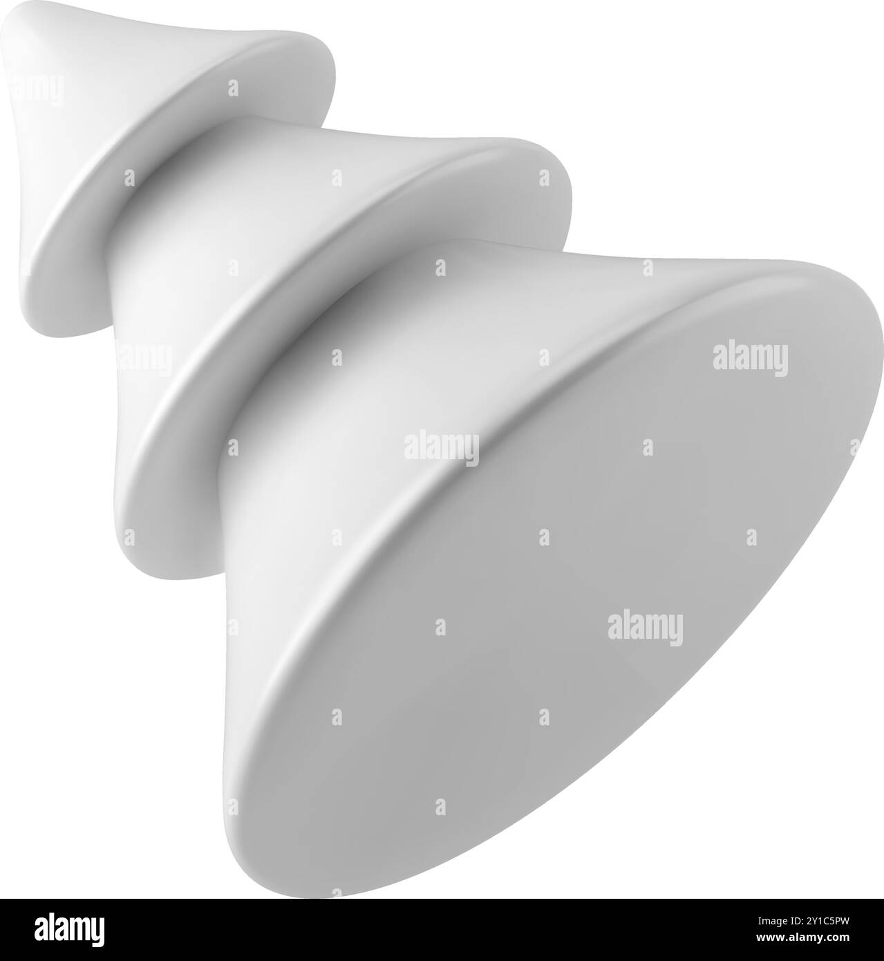 Elegant white Christmas tree realistic toy diagonal arrangement ...