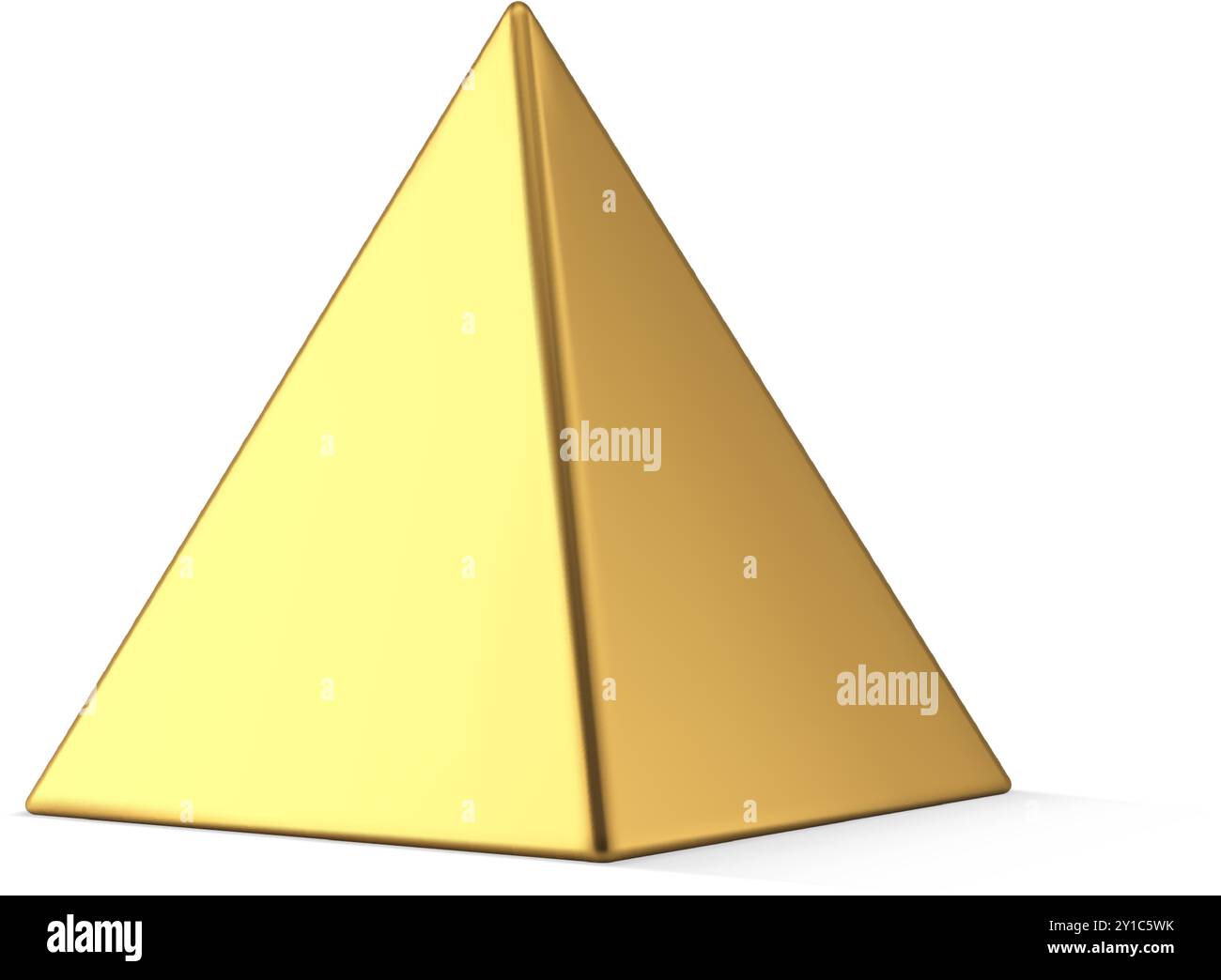 Golden luxury polygonal geometric figure shape metallic glossy ...