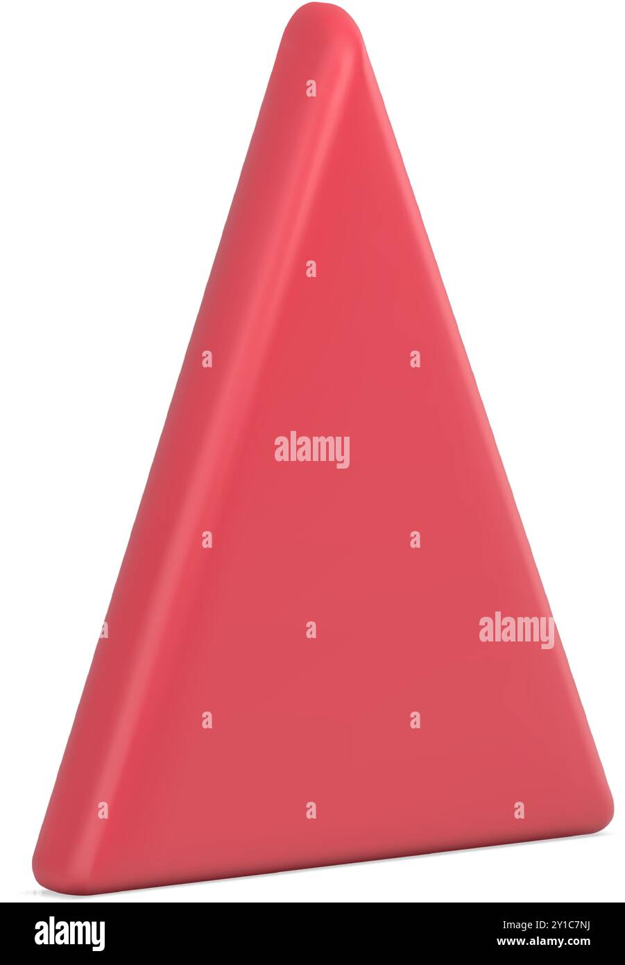 Red glossy triangle cone hi-res stock photography and images - Alamy