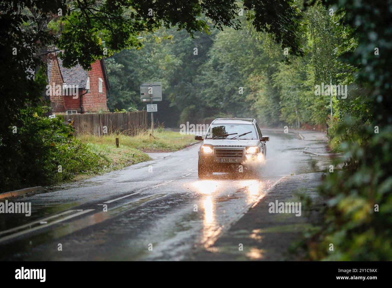 Godalming, UK. 06th Sep, 2024. Station Lane, Godalming. 06th September ...