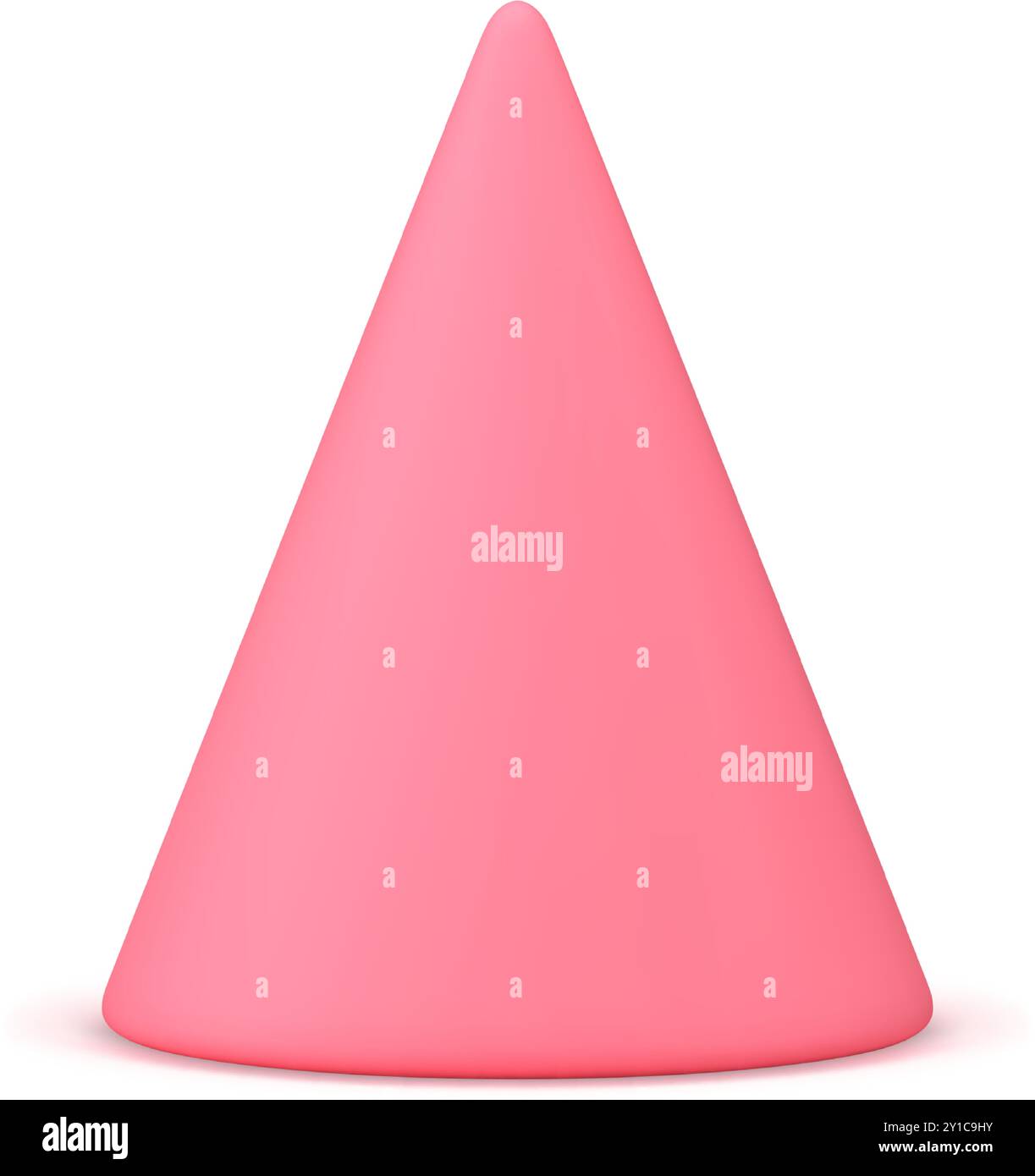 Cute pink abstract Christmas tree minimalist cone triangle geometric ...