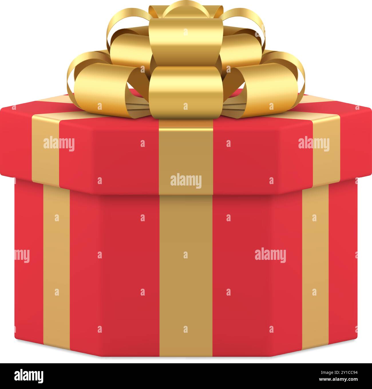 Wrapped present metallic Stock Vector Images - Alamy