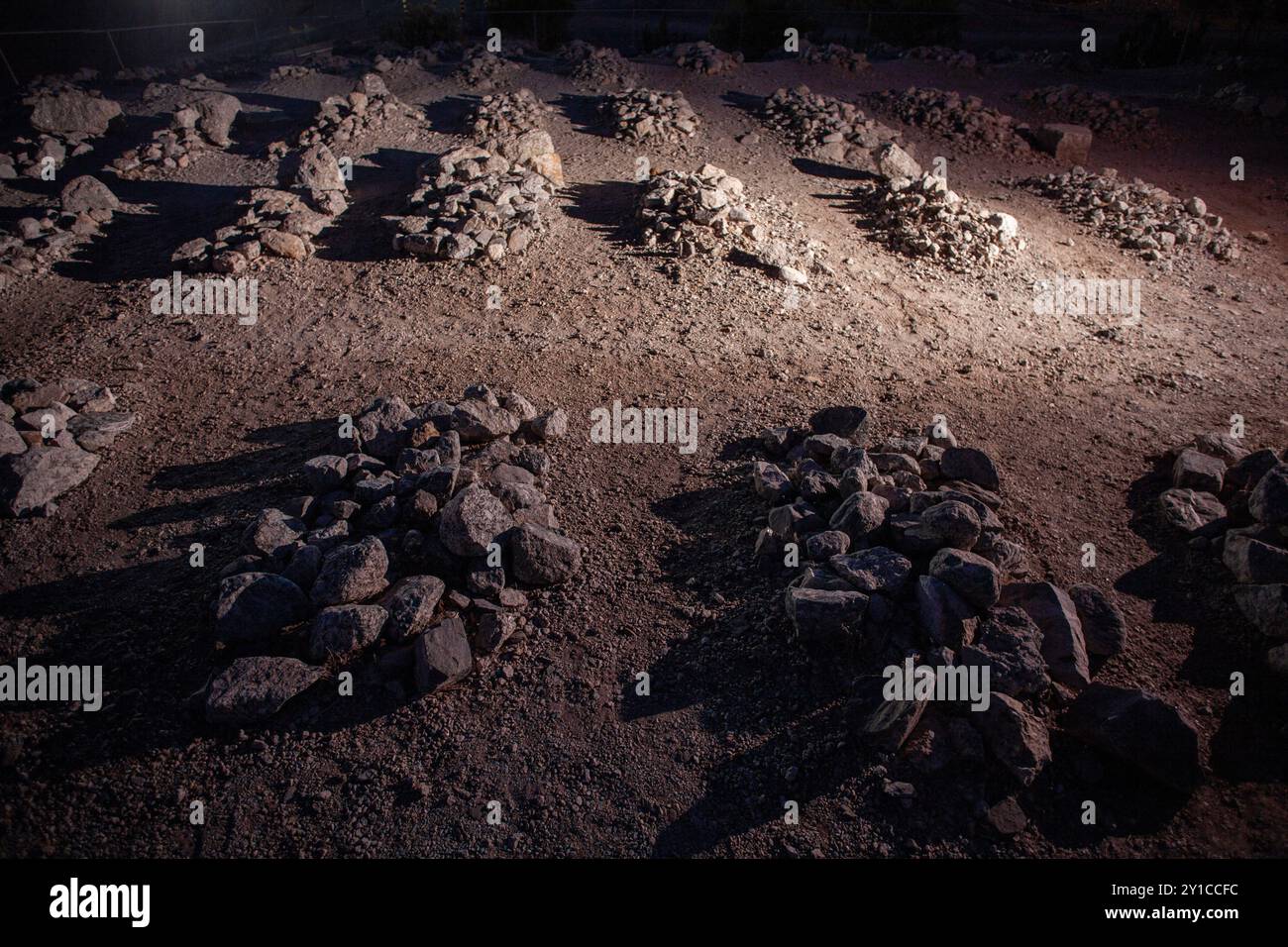 Yuma Territorial Prison burial grounds Stock Photo - Alamy