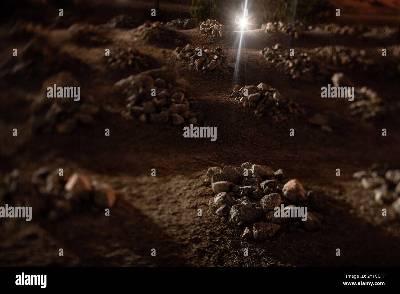 Yuma Territorial Prison burial grounds Stock Photo - Alamy