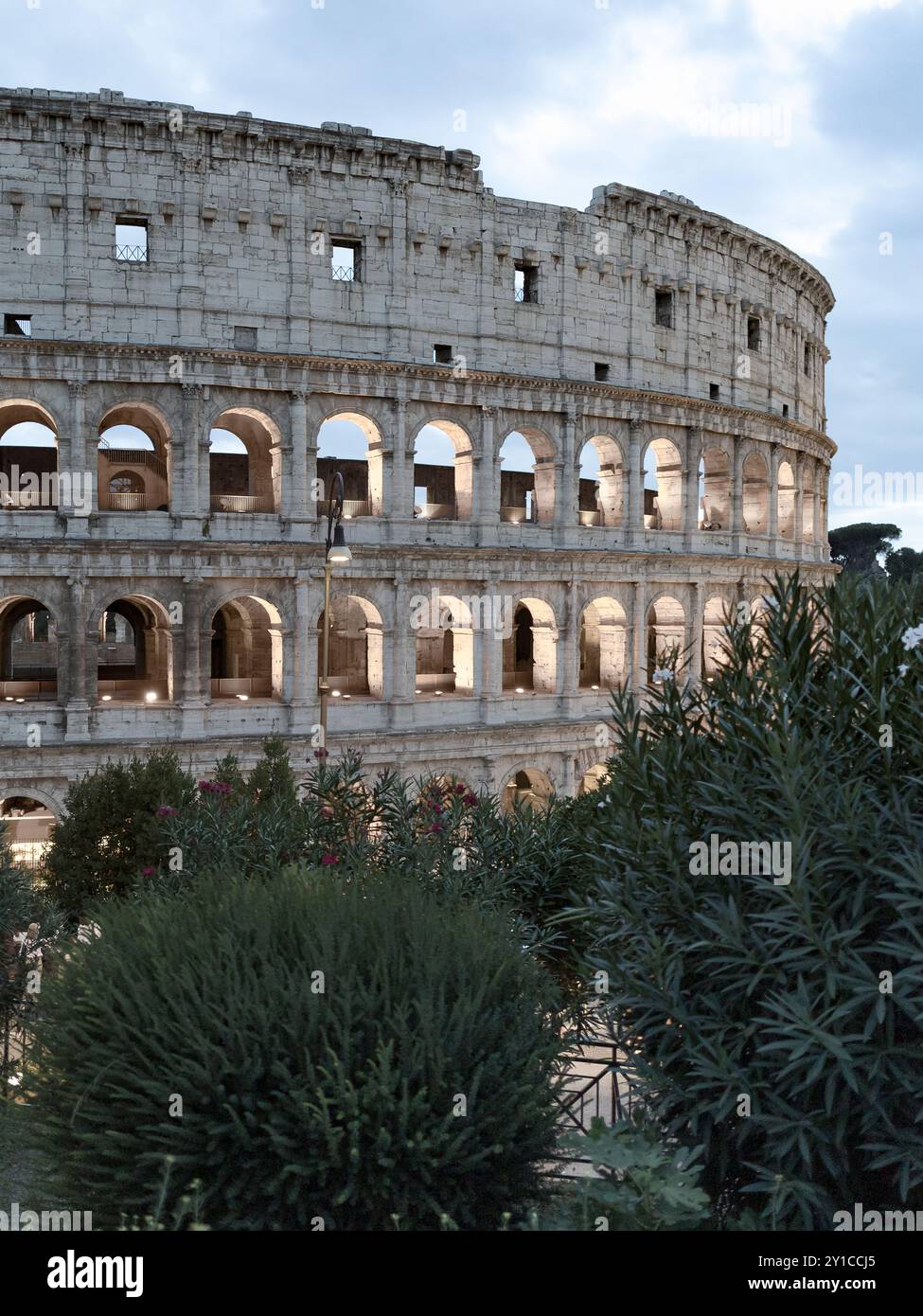 Iconic Colosseum exterior view in Rome during daytime Stock Photo - Alamy