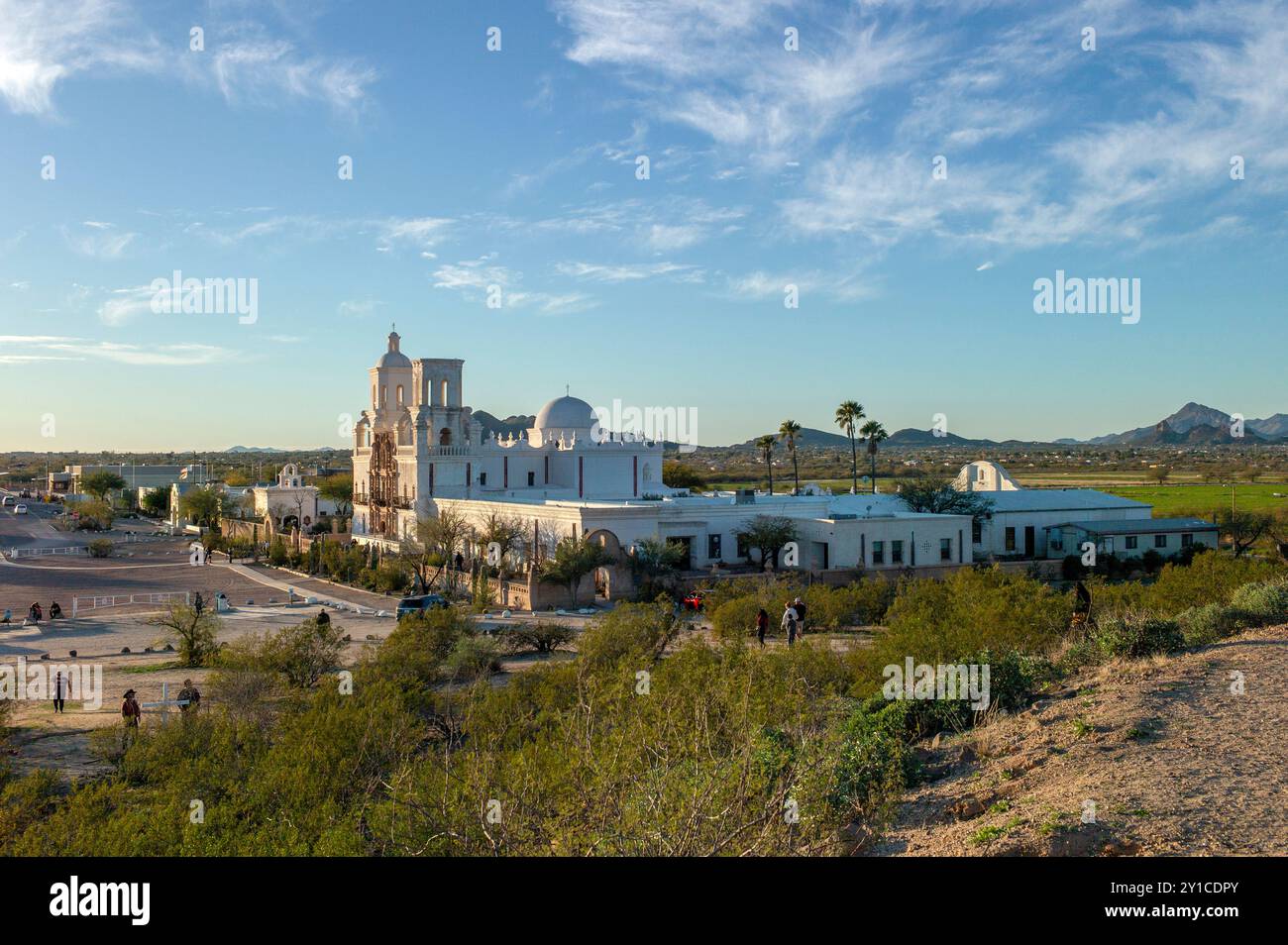 San Xavier del Bac Mission Tucson, AZ Stock Photo - Alamy