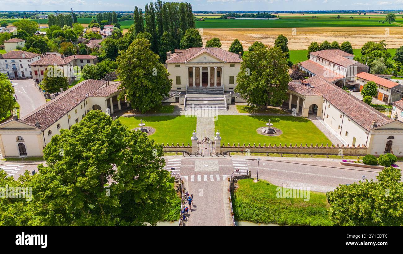 FRATTA POLESINE, ITALY – MAY 10, 2024: Villa Badoer and Casa Museo ...