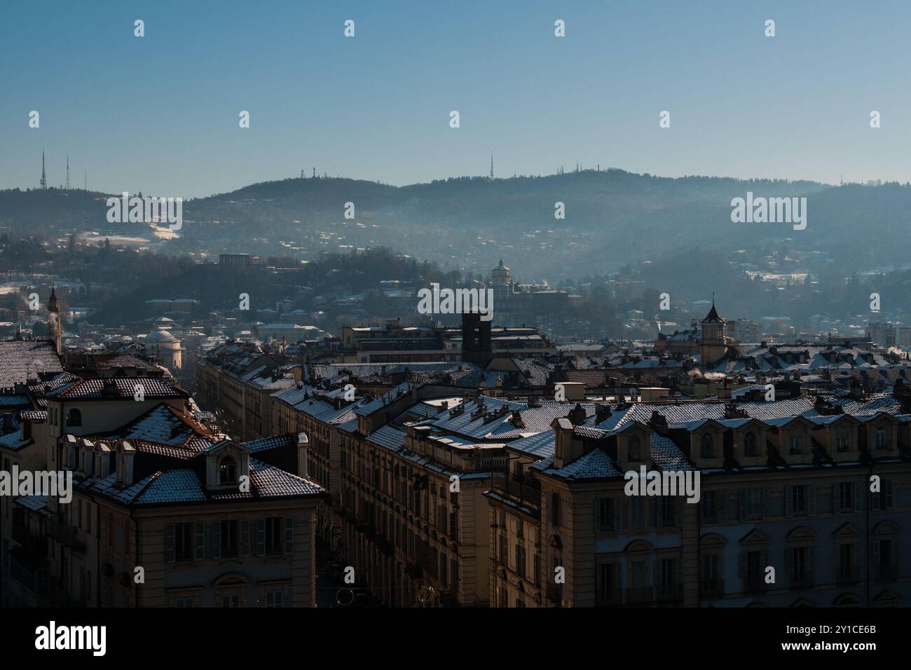 TURIN, ITALY – DECEMBER 3, 2017: Royal Palace and the Cathedral of the ...
