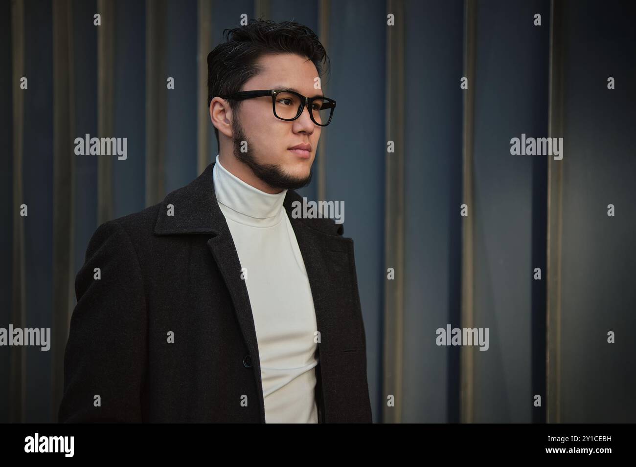Young man confidently poses hi-res stock photography and images - Alamy