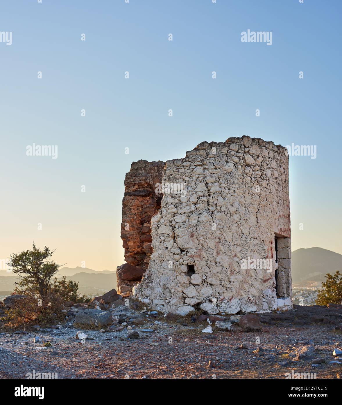 Ancient, ruins and building of romans heritage for architecture culture ...