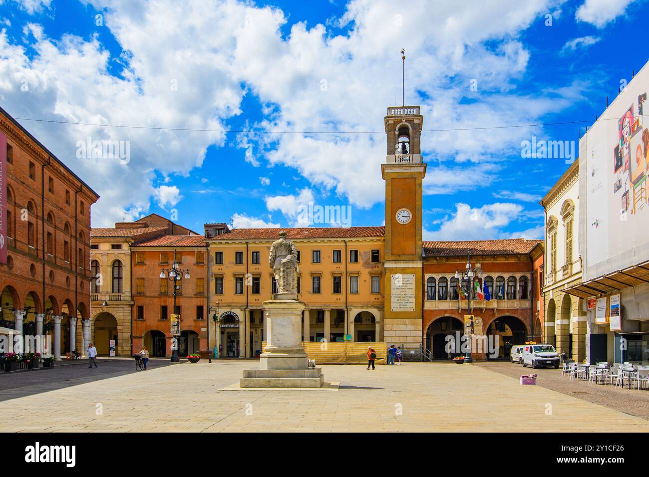 ROVIGO, ITALY – JUNE 13, 2024: Piazza Vittorio Emanuele II in Rovigo ...