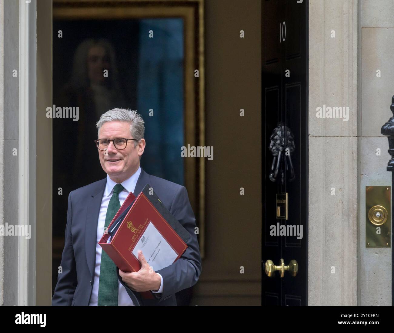 Sir Keir Starmer - British Prime Minister - leaving 10 Downing Street ...