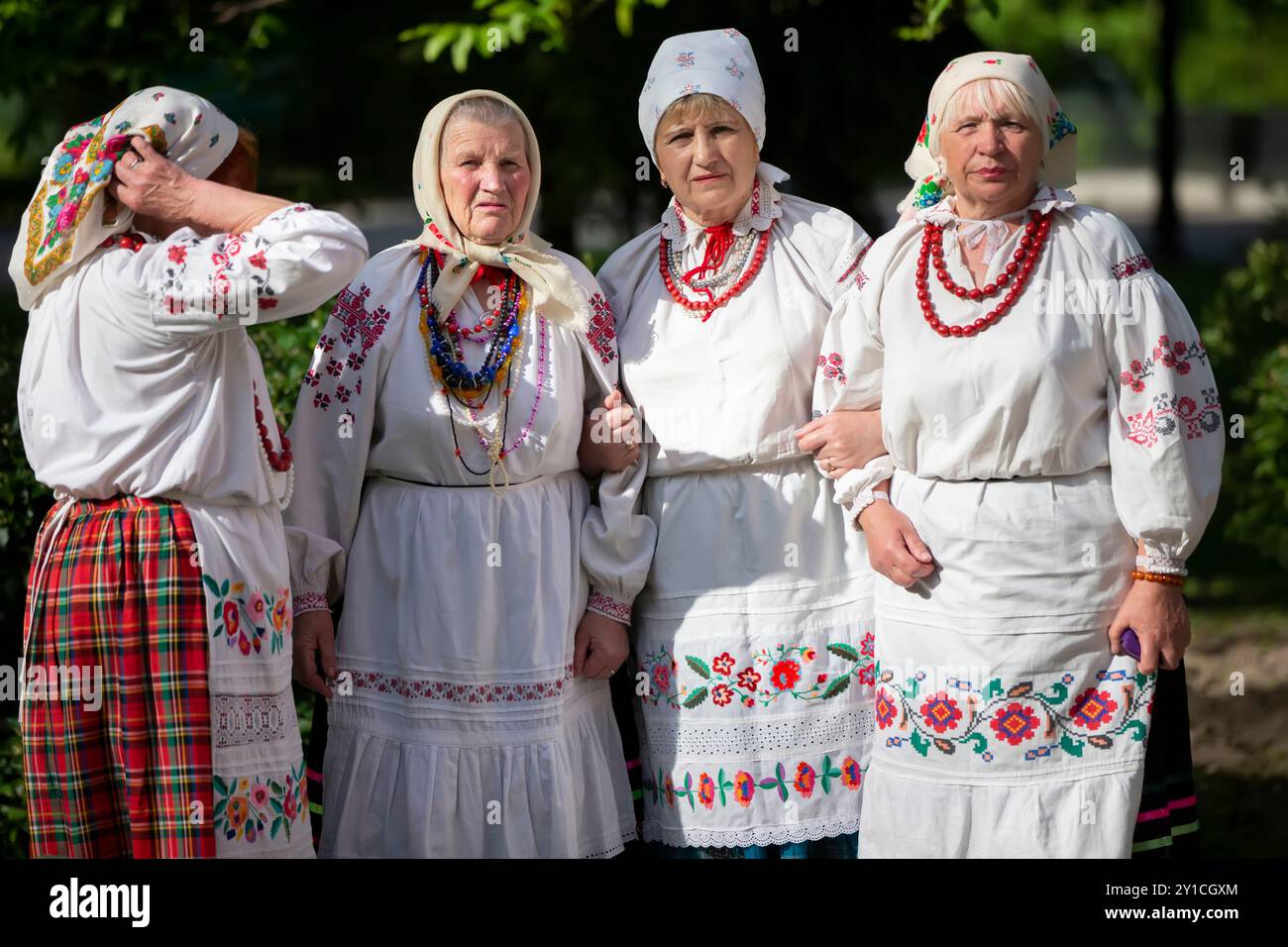 May 18, 2019. Belarus, Gomel. Celebration of national cultures. People ...
