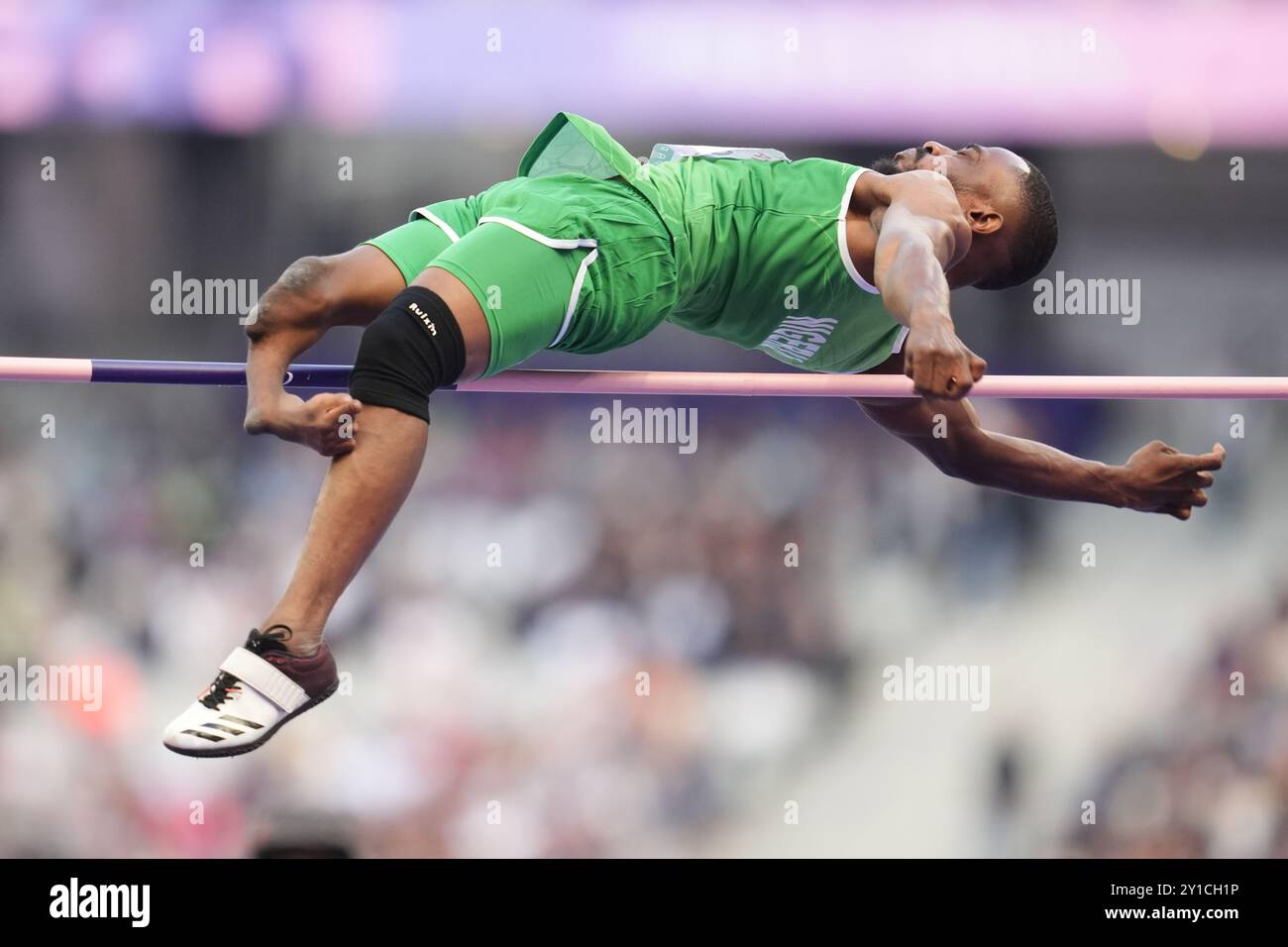 Nigeria's Okechukwu Amon Abraham during the Men's High Jump T64 Final ...