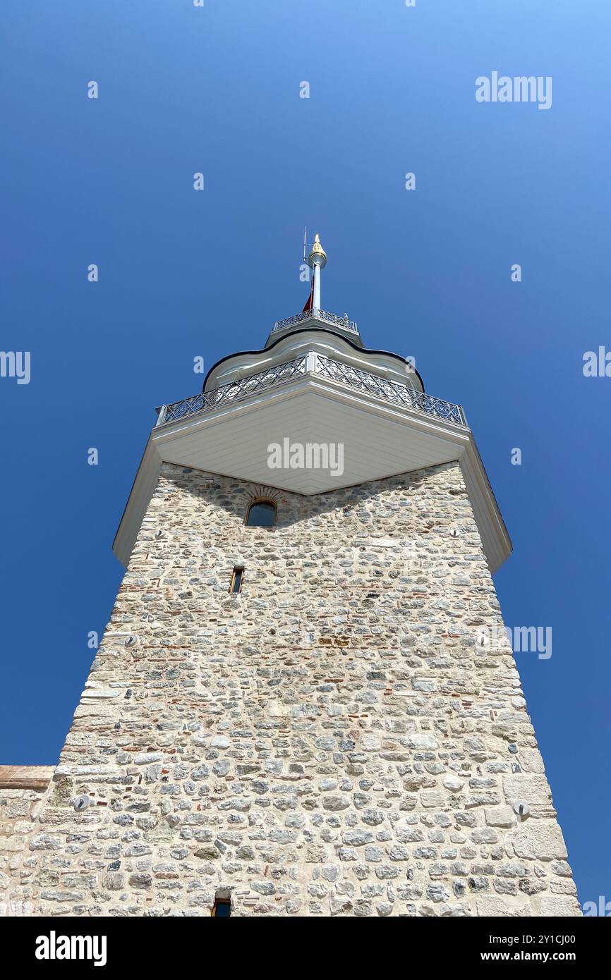 Maiden's Tower in Istanbul, Turkiye, Marmara Sea, historical monument ...